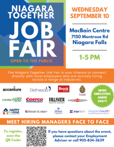Niagara Together - Job Fair in Niagara Falls - PC Works Employment